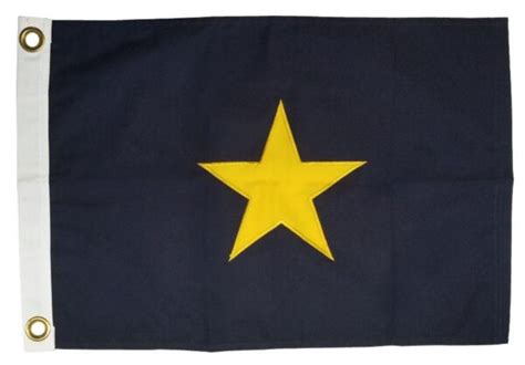 Burnets 1st Texas Republic Flag 16″x 24″ Sewn Cotton I Americas Flags