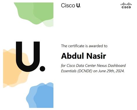 Abdul Nasir On Linkedin Cisco Cisconexus Ciscoaci Cisconexus