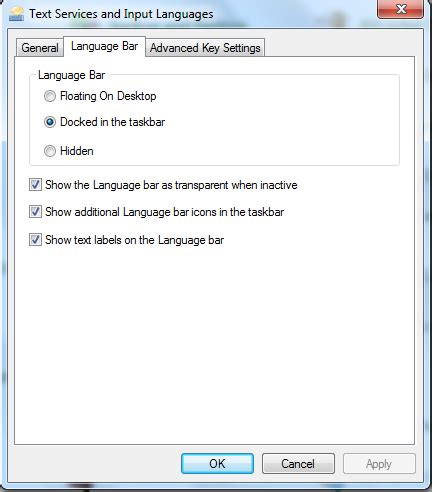 Enable Language Bar In Windows How To Enable Language Bar