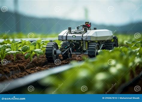 robotic precision transforms farming dominates watering copyspace for