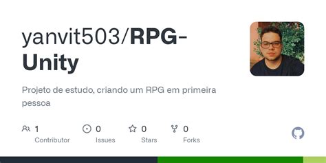 GitHub Yanvit RPG Unity Projeto De Estudo Criando Um RPG Em Primeira Pessoa