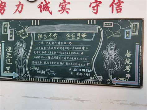 岁末将至敬颂冬绥记高一年级庆元旦迎新年黑板报 搜狐大视野 搜狐新闻