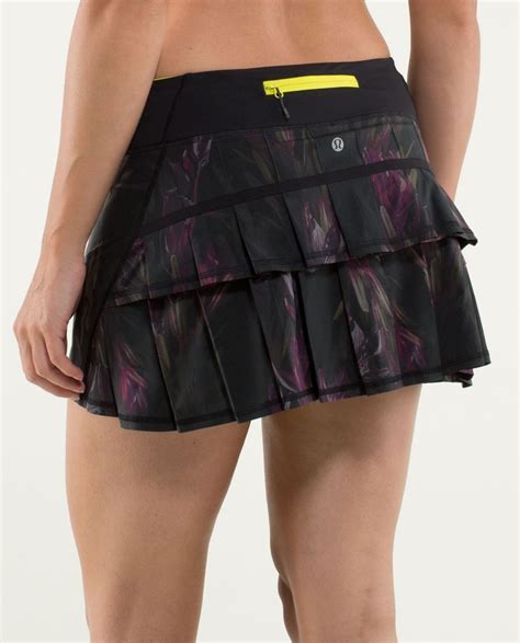 Lululemon Run Pace Setter Skirt Regular Midnight Iris Multi