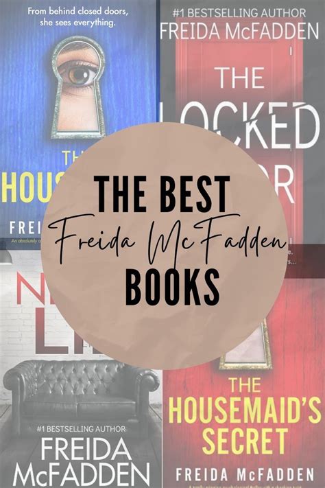 Top Psychological Thrillers By Freida Mcfadden