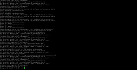 Magento2 Unable To Run The Commands Of Reindexing In Magento Stack