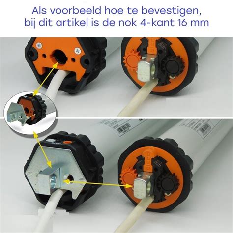 Elero Adapterplatte Mit Nocken 16x16x22 Revoline Rolluikonderdelen Nl