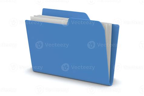 Blue Folder And Files 42164002 Stock Photo At Vecteezy