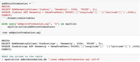 Running Spatial Queries On Food Standards Agency Data Using Ordnance