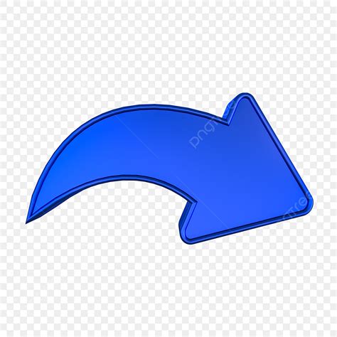 Three Dimensional Clipart Transparent Background C4d Blue Metal