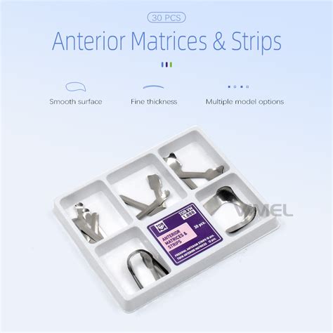 Dental Proximal Anterior Strips Twin Anterior Matrices Matrix Tooth