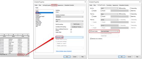 Schedule Abacus Sum Of Values In Revit Autodesk Community