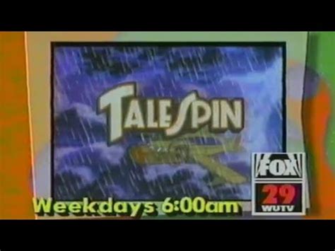 Disney S Talespin Fox Promo YouTube