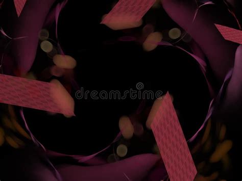Abstract Fractal Color Digital Artistic Fantasy Flow Template Energy