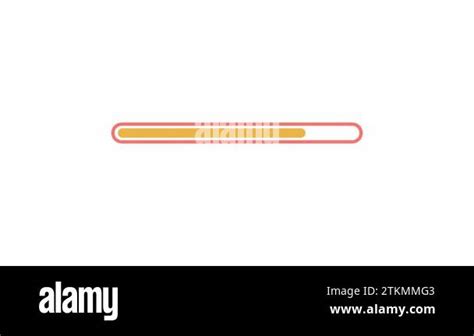 Animated Line Progress Bar Indicator Status 4k Video Footage With