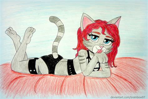 Playful Kitty Kiyat By Brainbow97 On Deviantart