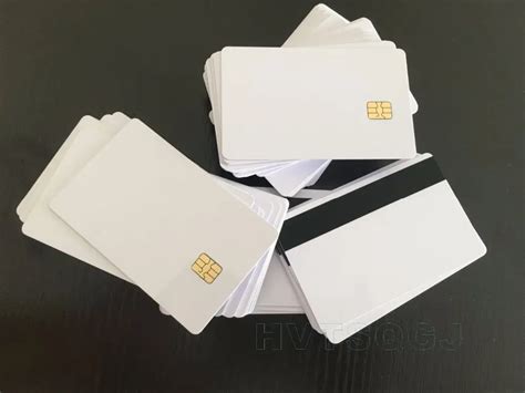 100PCS Lot Free Shipping White SLE4442 Contact Chip Pvc Smart Card With