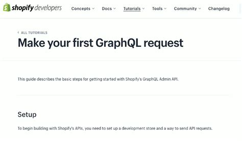 Getting Started With Graphql Shopify