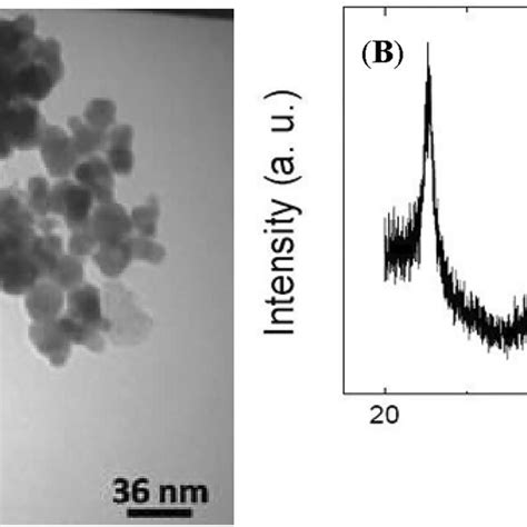 A Tem Image Of Tio2 Nanoparticles Tio2 Nps Used In This Study Download Scientific Diagram