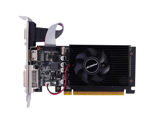 force nvidia geforce gt610lp high efficiency gaming single cooling fan