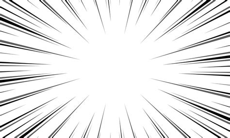 스피드 라인 효과 만화와 만화 터 일러스트레이션이 바탕에 고립되어 있습니다 프리미엄 벡터