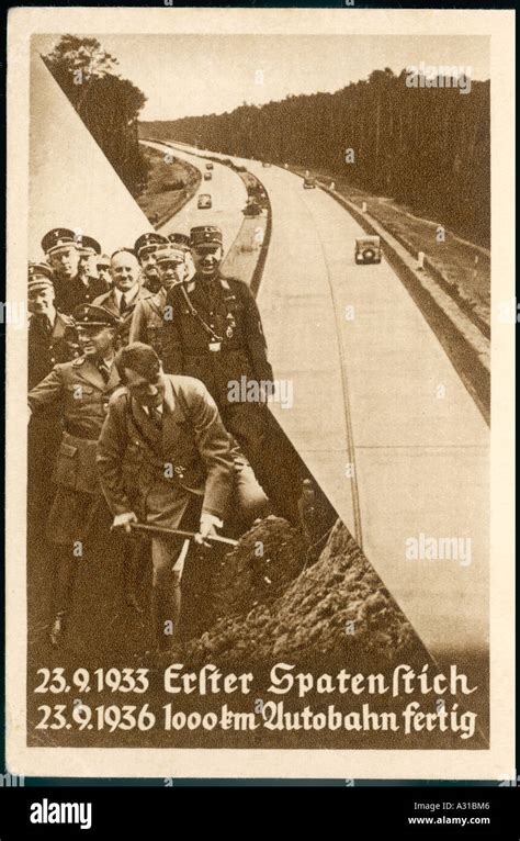 Hitler Auf Der Autobahn 1936 Stockfoto Bild 6078853 Alamy