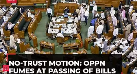 Lok Sabha Monsoon Session Opposition Fumes At Passing Of Bills After
