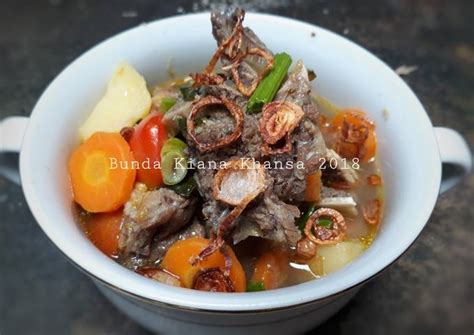 Resep Sop Tulang Sapi Oleh Bunda Kiana Khansa Cookpad