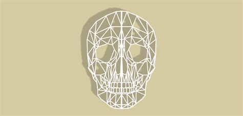 Geometric Human Skull By Pshe Ciong Download Free Stl Model