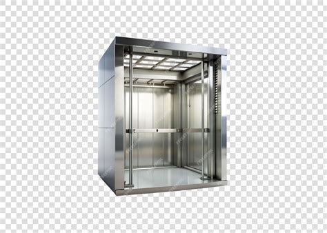 3d Core Elevator Shaft Model On White Background Highquality