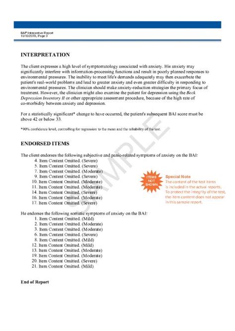 Report Pdf 119450 Bai Sample Interpretive Report