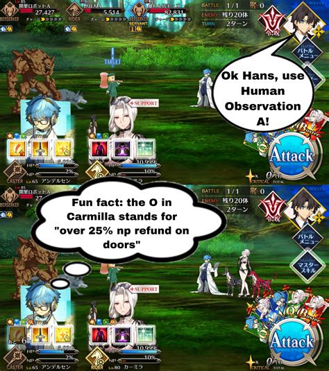 Hans Observing Every Servant In Fgo Day 271 Carmilla Rider R