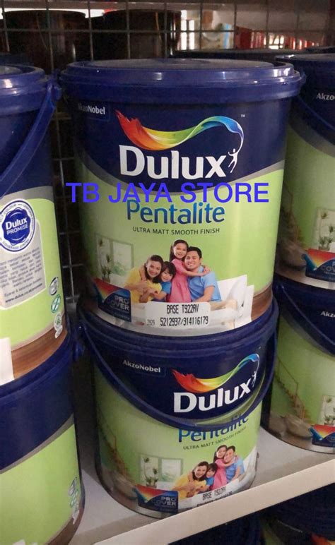 CAT DULUX PENTALITE CAT TEMBOK INTERIOR 45410 BUTTER CUP 2 5L Lazada