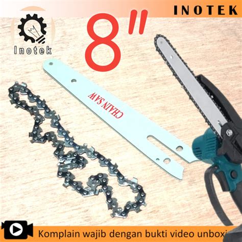 Jual Chainsaw 8 Inch Dan Atau Plat Guidebar Chainsaw Senso Pohon 8 In