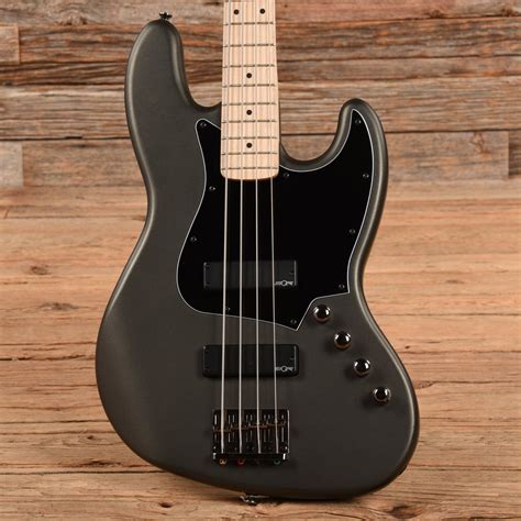Squier Contemporary Active Jazz Bass Hh Flat Black 2020 Chicago Music