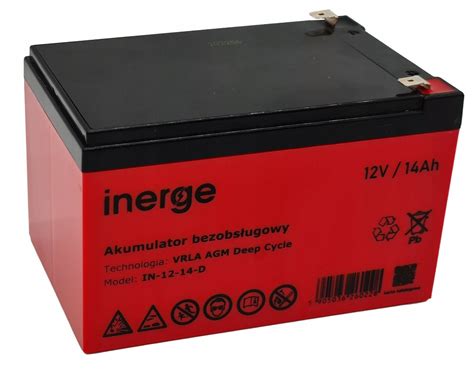 Akumulator AGM 12V 14Ah Do ROWER UPS ZABAWKA AUTKO 9964457253