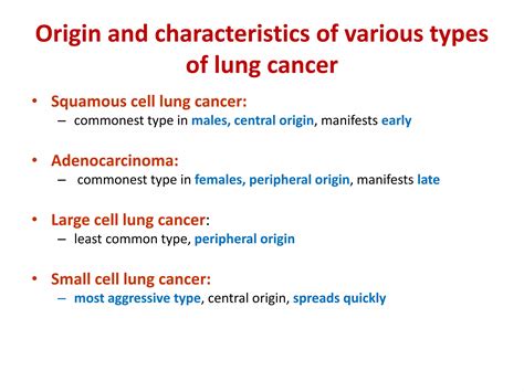 CLASSIFICATION OF LUNG TUMORS PPTX