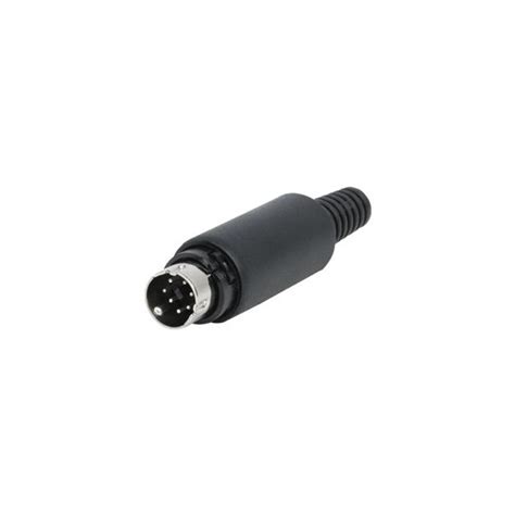 Cui Devices Circular Din Connector 4 Contact S Male Cable Mount