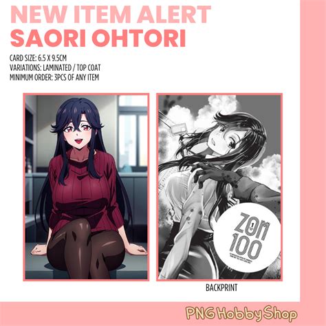 Saori Ohtori Zom 100 Bucket List Of The Dead Anime Photocards Lazada Ph