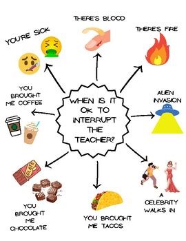 When Can I Interrupt The Teacher Poster By I M Just Winging It
