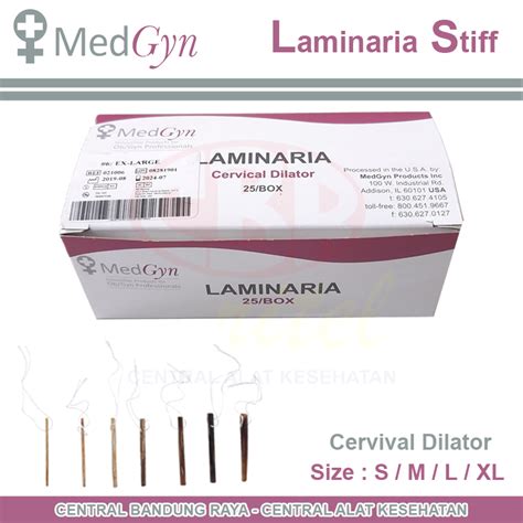 Medgyn Laminaria Stiff Cervical Dilator Size S M L Xl Lazada Indonesia