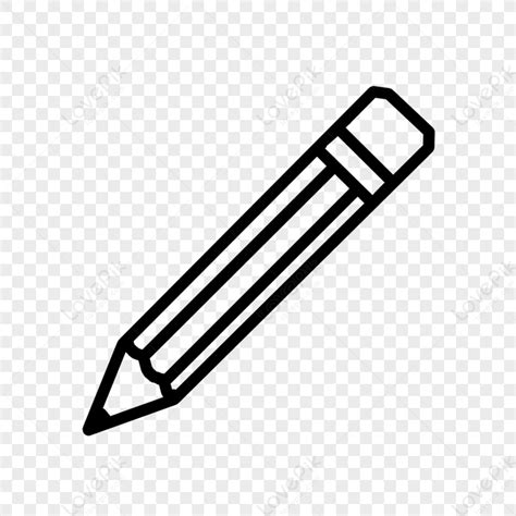 학습 연필 일러스트 클립 아트 흑백 검은 선 배우다 Png 일러스트 무료 다운로드 Lovepik