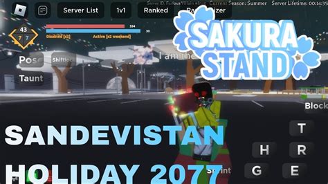 SANDEVISTAN NEW SKIN HOLIDAY 2077 SKIN SAKURA STAND LRON VNMC YouTube