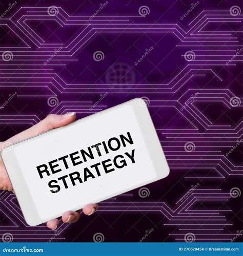 Writing Displaying Text Retention Strategy Business Approach