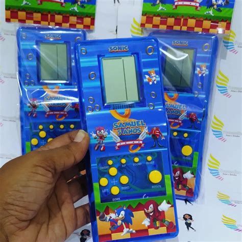 Mini Game Personalizado Sonic Elo7 Produtos Especiais