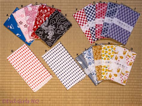 Cotton Tenugui Evil Girls Hq