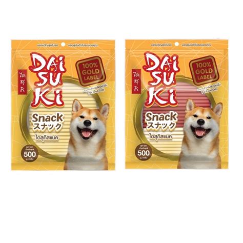 ขนมสุนัข แท่งนิ่ม หลากรส 500 G Daisuki Snack ไดสุกิ สแน็ค Shopee Thailand