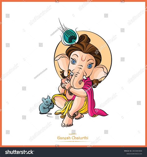인도 가네쉬 차투티 축제의 간파티 배경디자인 스톡 벡터로열티 프리 2031803606 Shutterstock