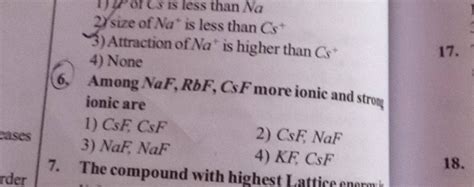 Among Naf Rbf Csf More Ionic And Stromy Ionic Are Filo