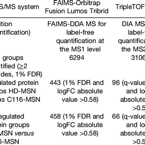 Label Free Quantification Overview DDA LFQ And DIA Download Scientific Diagram