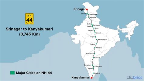 Longest Highway In India Nh 44 Route Rules Places To Visit